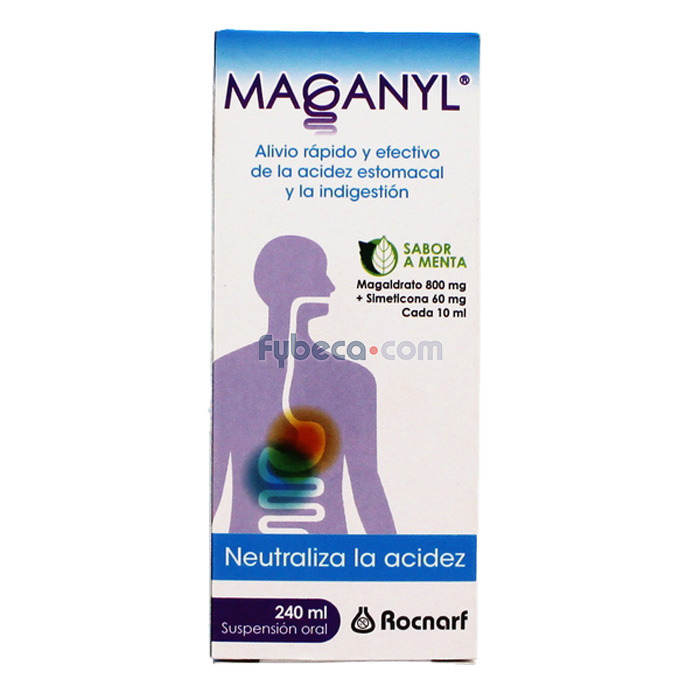 Maganyl Suspension Oral Menta 240Ml | Fybeca