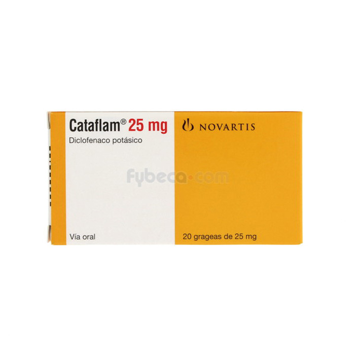 Cataflam 25 Mg Blíster Unidad | Fybeca