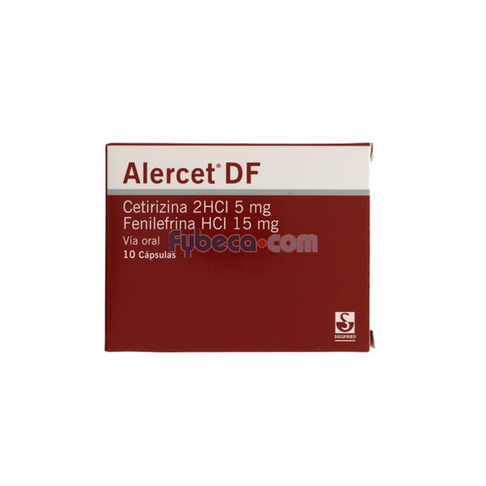 Alercet Df Caps 5/15 Mg C / 10 Suelta | Fybeca
