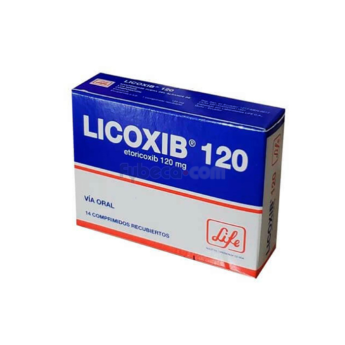 Licoxib Comp Rec 120 Mg C/14 Suelta | Fybeca