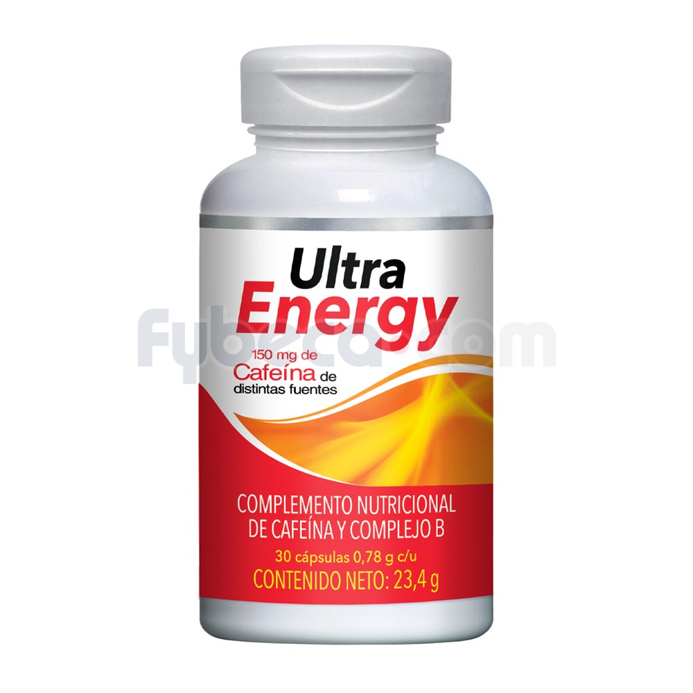 Ultra Energy - 30 Caps | Fybeca
