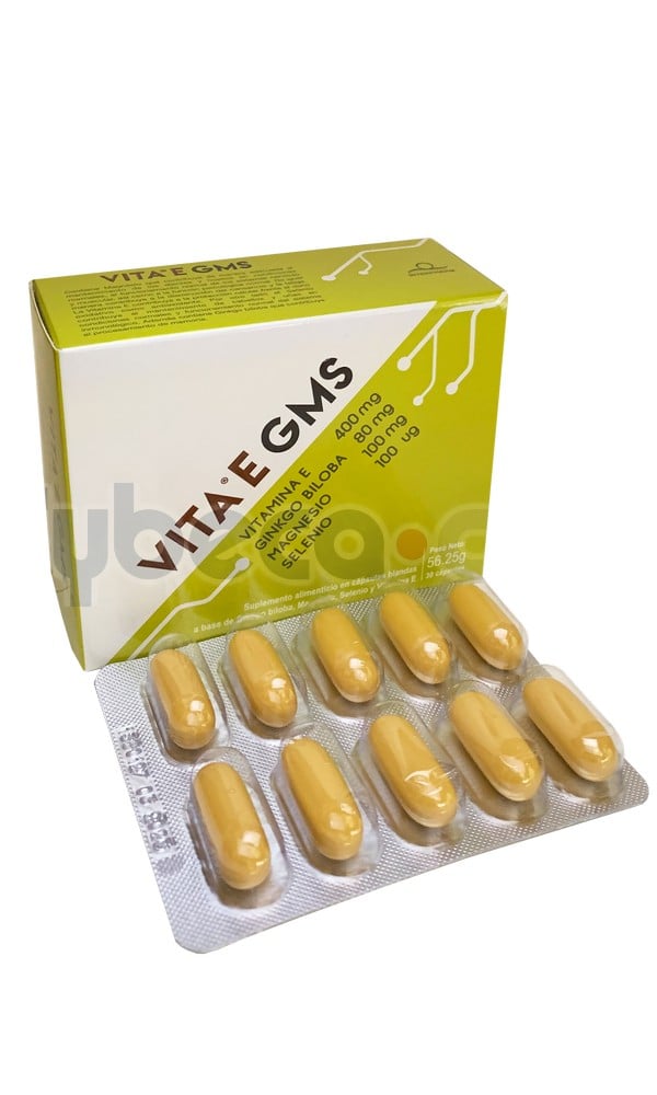 Vita E Gms Caps 400 Mg C/30 Suelta | Fybeca