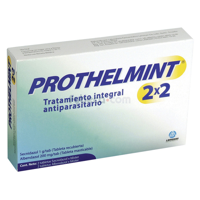Prothelmint Kit Tabs 2X2 C/1 Tratamiento | Fybeca