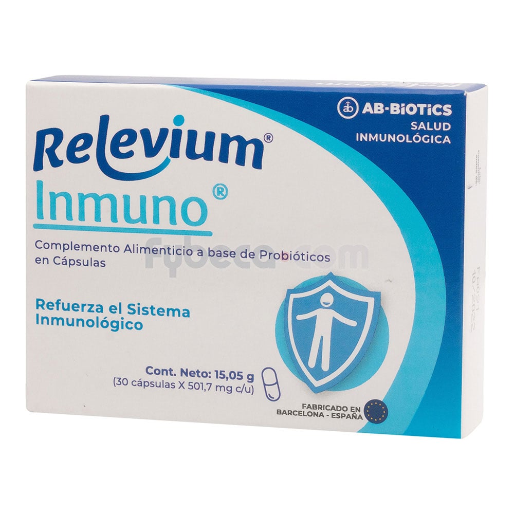 Relevium Inmuno X 30 Capsulas Suelta | Fybeca