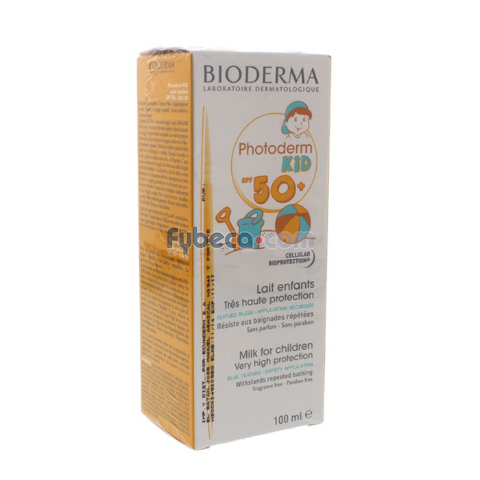 Protector Solar Bioderma Photoderm Kid Fps 50+ 100 Ml Tubo | Fybeca
