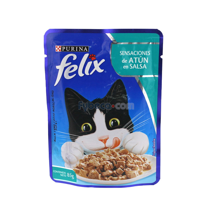 Alimento Felix Sensaciones De Atún En Salsa 85 G Unidad | Fybeca