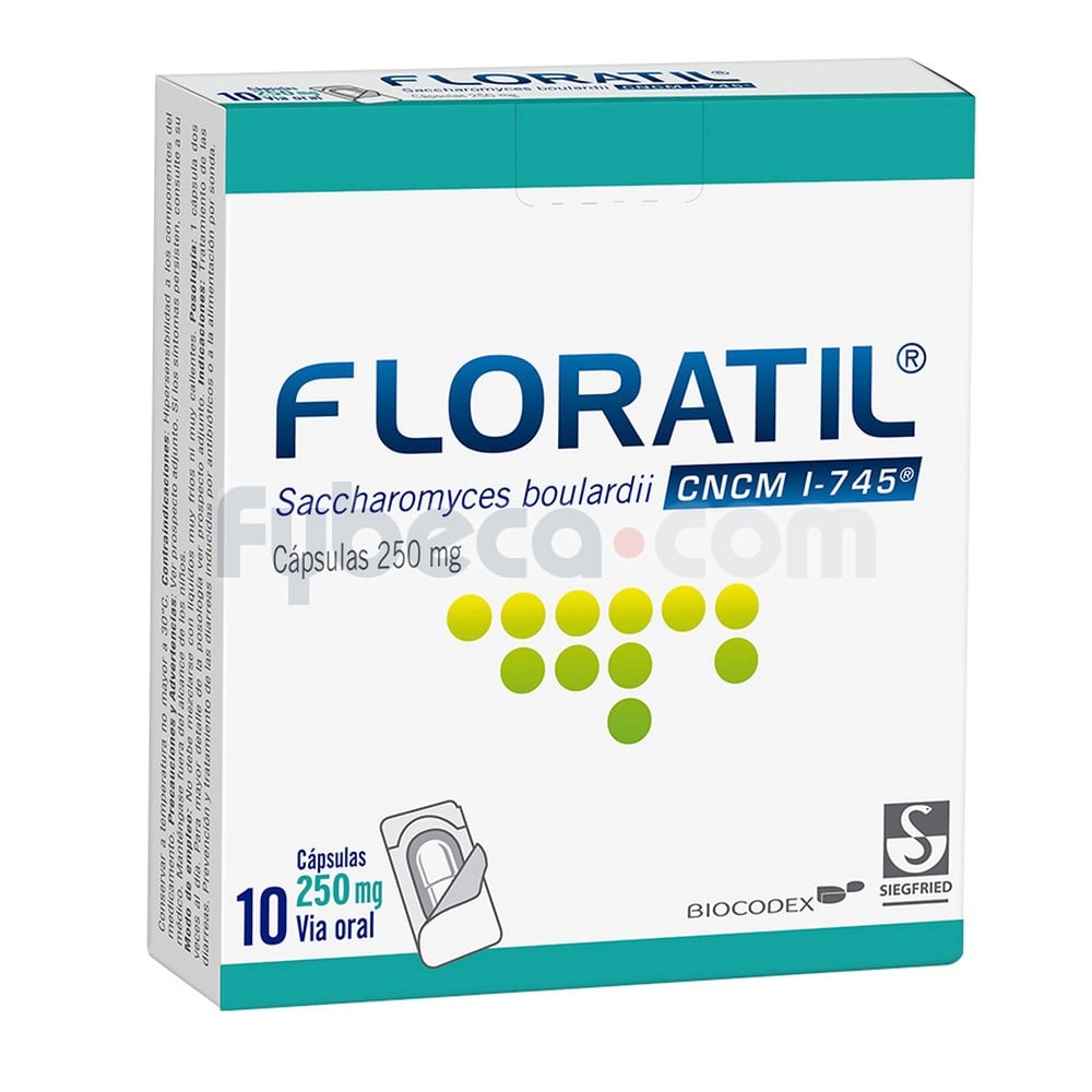 Floratil 250 Mg Blíster Unidad | Fybeca