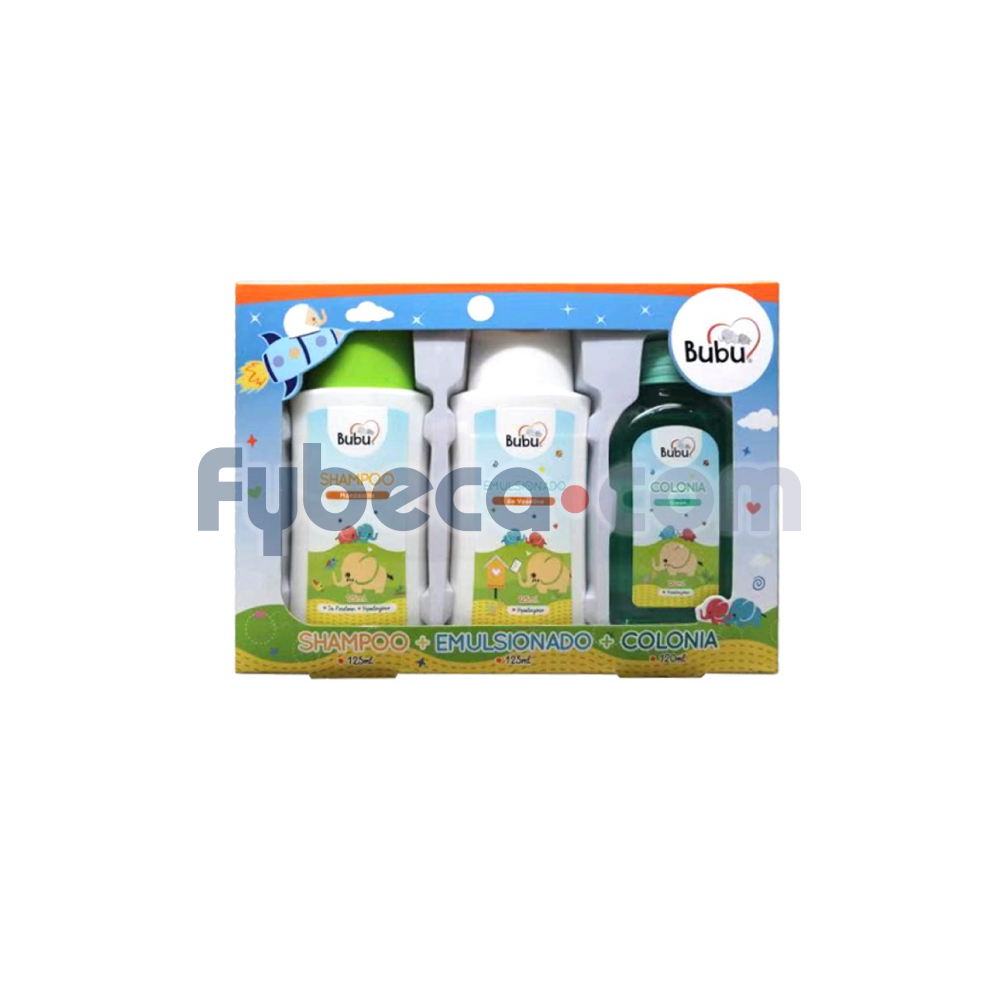 Shampoo + Emulsionado + Colonia Para Niño 125 Ml / 125 Ml / 120 Ml ...