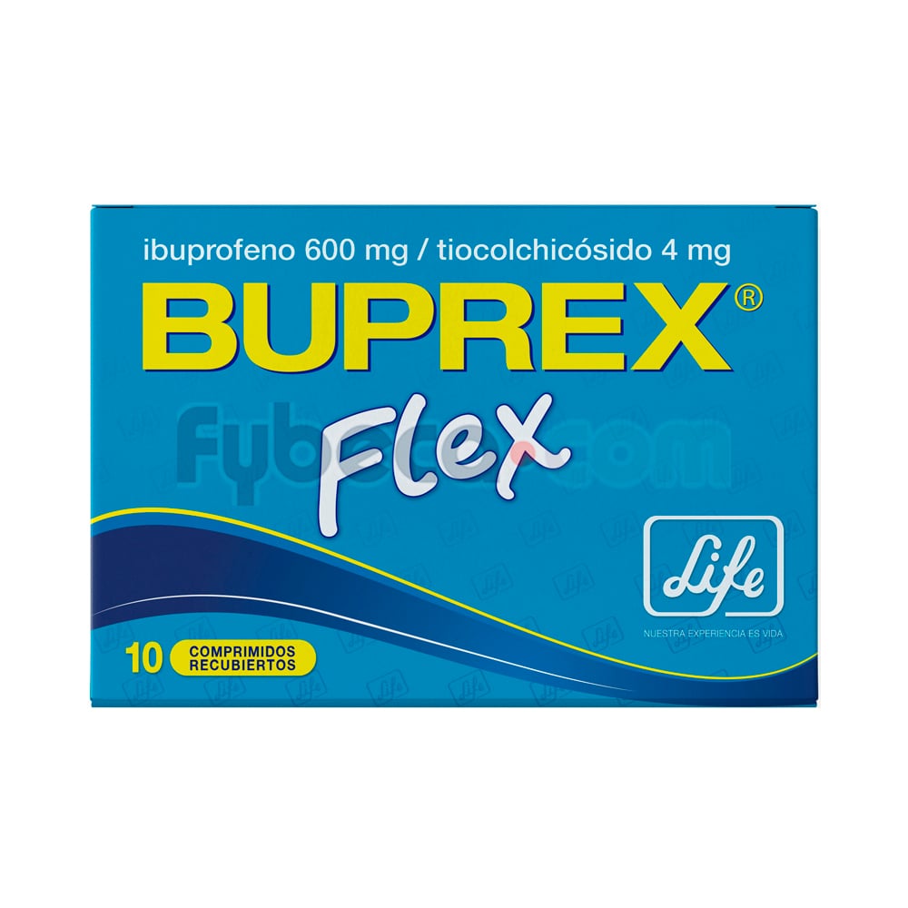 Buprex Flex 600 Mg / 4 Mg Unidad | Fybeca