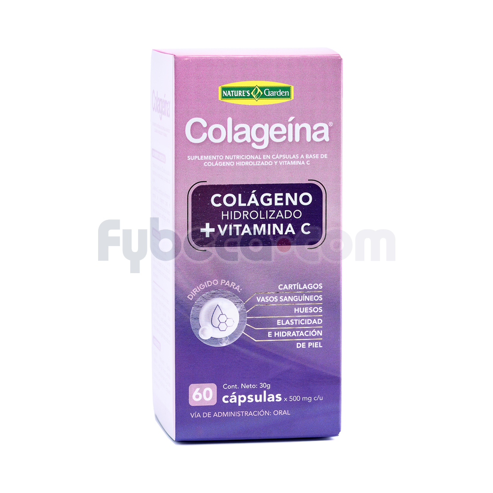 Colageina Capsulas X 60 Caps | Fybeca