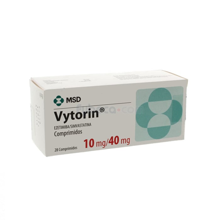 Vytorin Comp. 10/40 Mg. C/28 Suelta | Fybeca