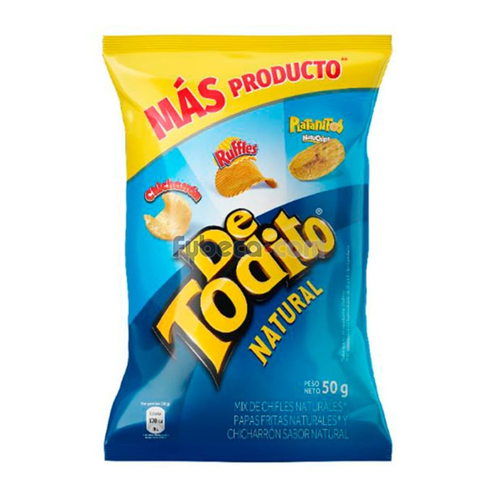 Snack De Todito Sabor Natural 50 G Unidad | Fybeca