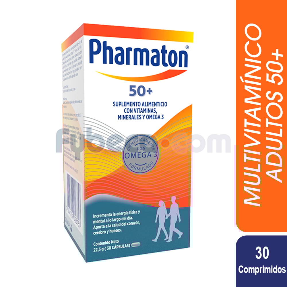 Pharmaton 50+ Suelta X 30 Caps Suelta | Fybeca