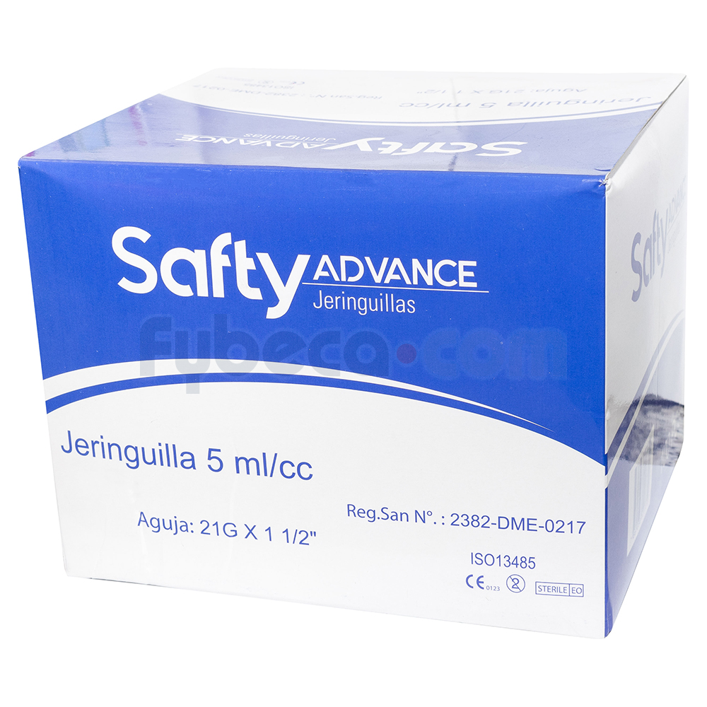 Jeringuilla 5 Ml 21G X 1Ñ C/100 Suelta | Fybeca