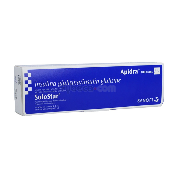 Apidra Solostar 100 Ui Dispos. 3 Ml C/1 | Fybeca