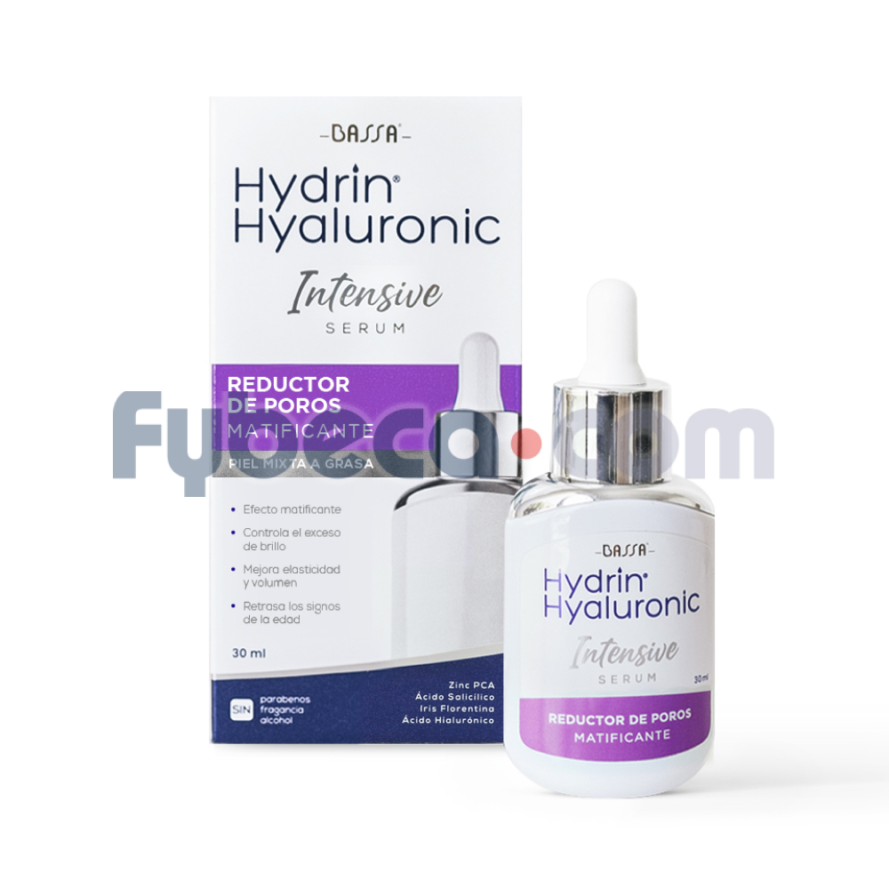 Serum reductor poros Hydrin Hyaluronic 30 ml - Fybeca