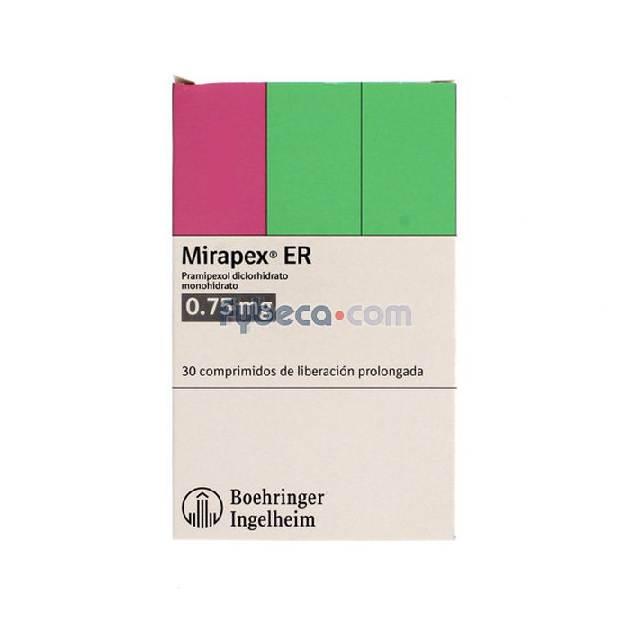 Mirapex Er 0.75 Mg Unidad | Fybeca