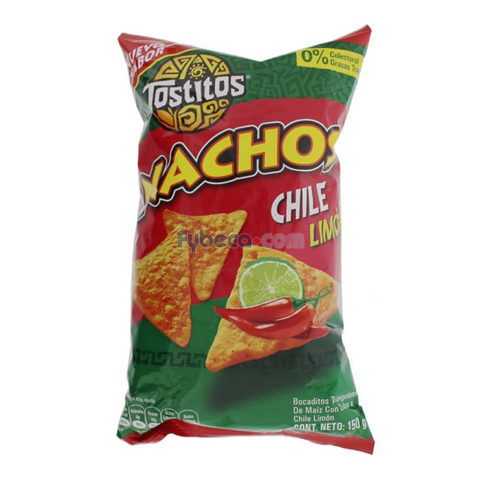Snack Nachos Chile Limón 150 G Unidad | Fybeca