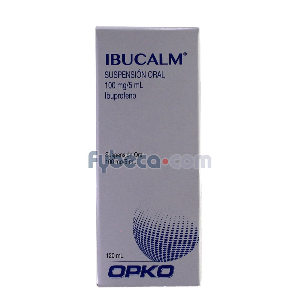 Ibucalm Suspension Oral 100Mg/5Ml F/120 Ml | Fybeca