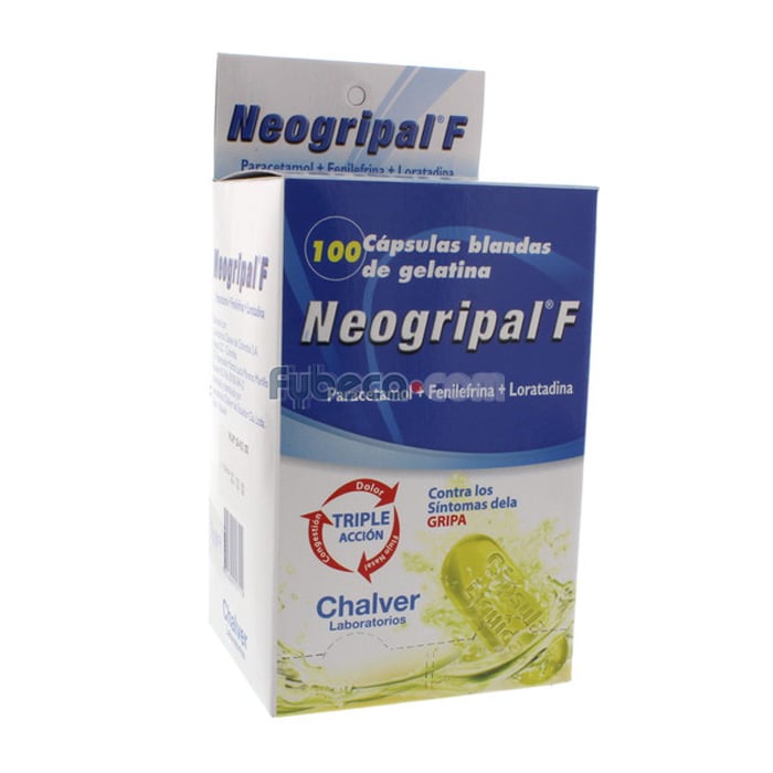 Neogripal Tabs. C/100 Suelta | Fybeca