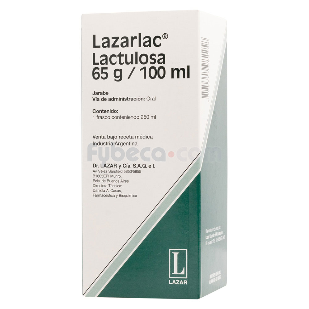 Lazarlac 65 G / 100 Ml / 250 Ml Frasco | Fybeca