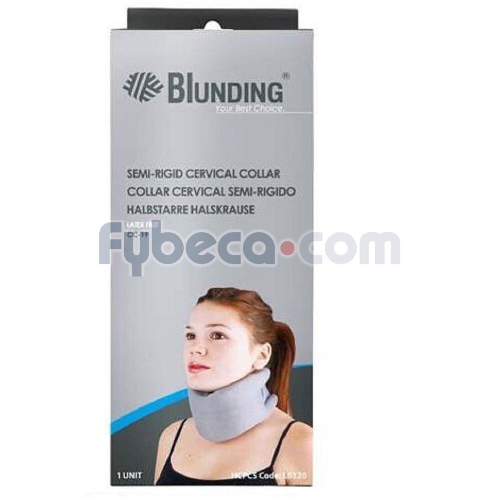 Collar Cervical Semirigido M Blunding Cc-0190M | Fybeca