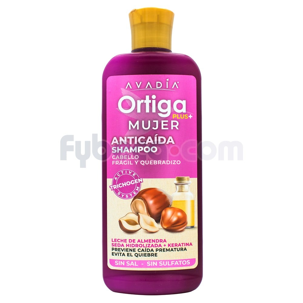 AVADIA ORTIGA PLUS SHAMPOO ANTICAIDA MUJER 400ML