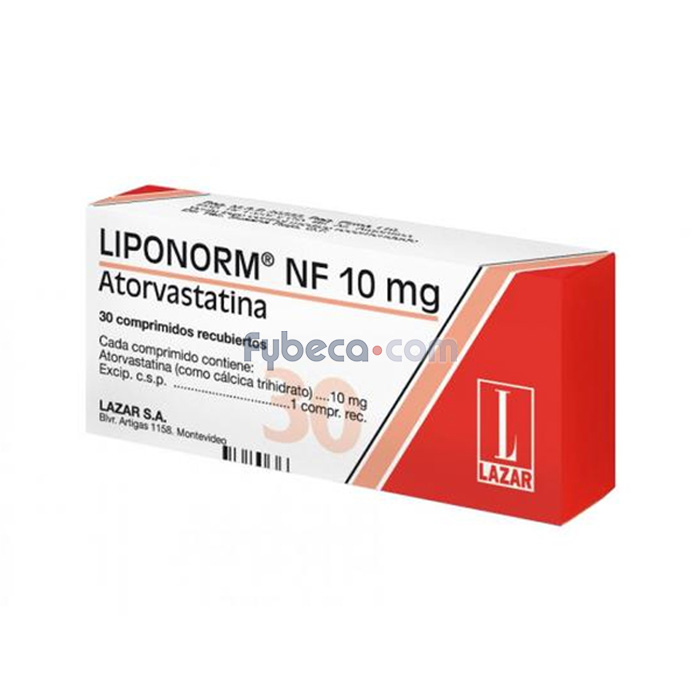 Liponorm Comp. Recubierto 10 Mg C/30 Suelta | Fybeca