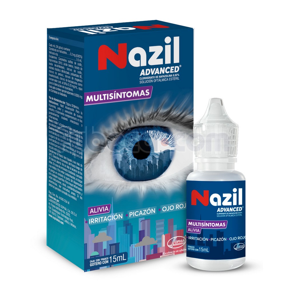 Nazil Advanced Sol Oft F/15 Ml | Fybeca