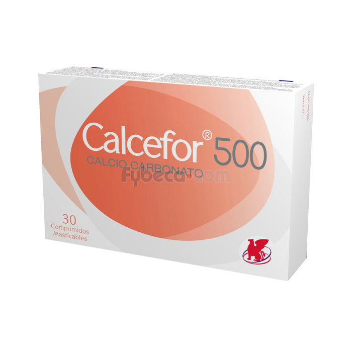Calcefor Comp. 500 Mg. F/30 Suelta | Fybeca