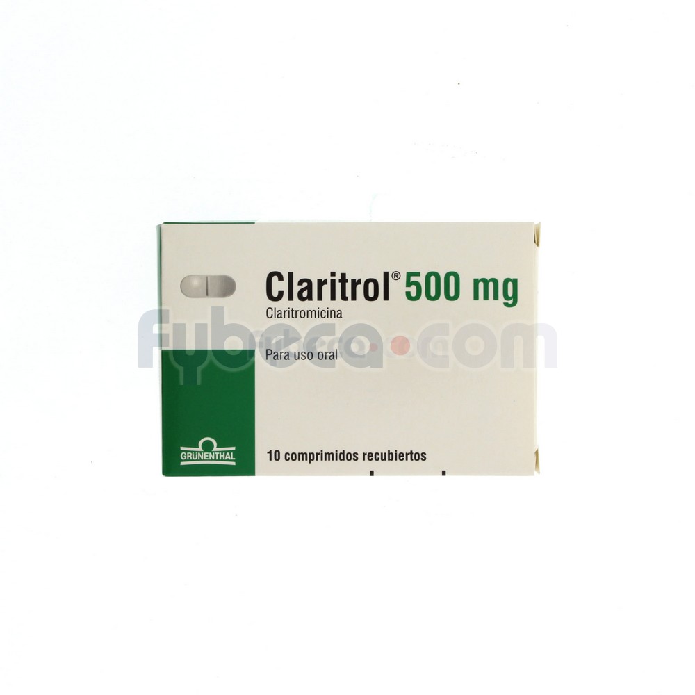 Claritrol Comp. 500 Mg. C/10 Suelta | Fybeca