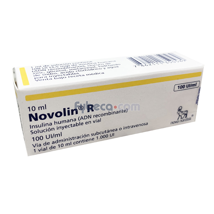 Novolin R 100 Ui/Ml. | Fybeca