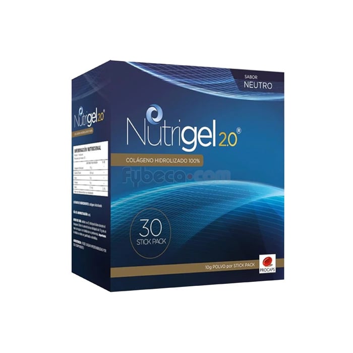 Nutrigel Colageno Neutro C/30 Sobres 300Gsuelta | Fybeca