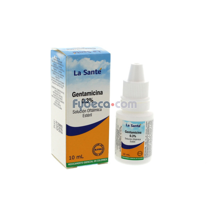 Gentamicina La Santé 0.3% 10 Ml Colirio | Fybeca