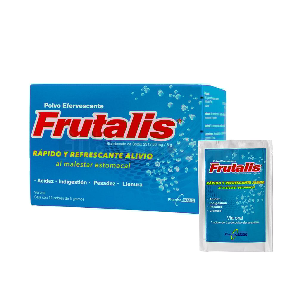 Frutalis Efervescente Sobres 5G C/12 Suelta. | Fybeca