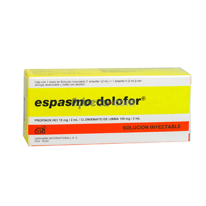 Espasmo Dolofor Tabletas 125/10Mg C/20 Suelta | Fybeca