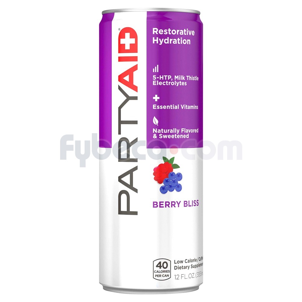 BEBIDA REHABILITADORA PARTY AID BERRY BLISS 355 ML