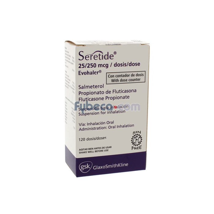 Seretide Inhalador 250 Mcg F/120 Dosis | Fybeca
