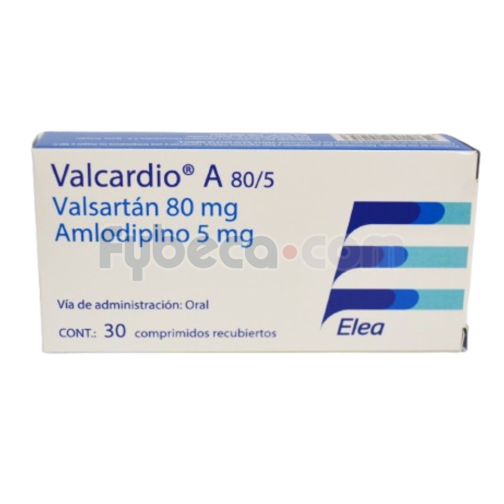 Valcardio A Tabs. 80/5 Mg C/30 - Unidad