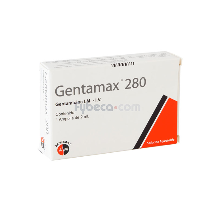 Gentamax Amps. 280 Mg. | Fybeca