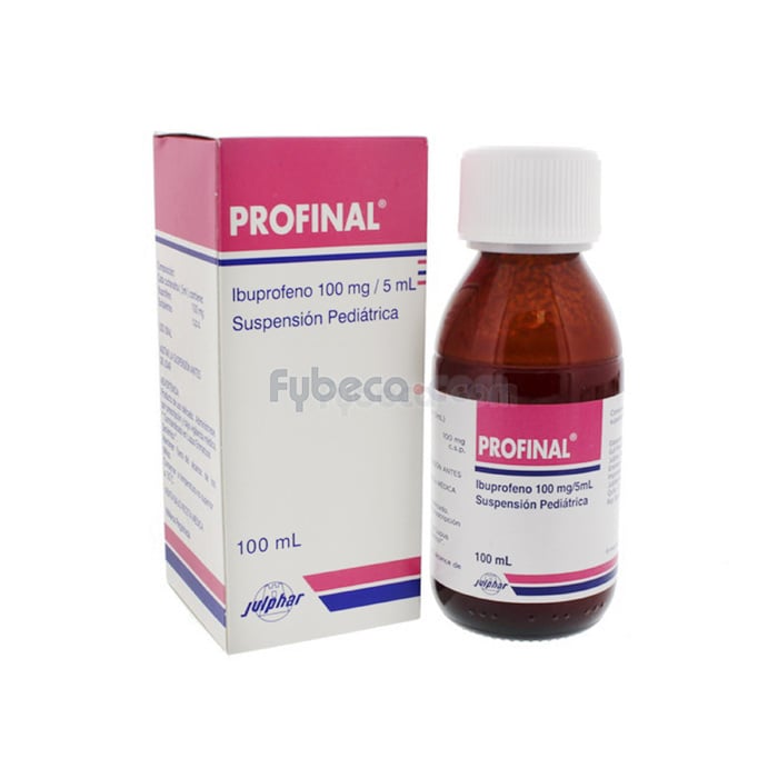 Profinal Susp. 100 Mg. F/100 Ml. | Fybeca