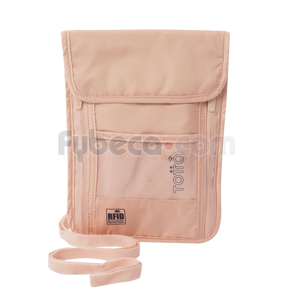 PORTA PASAPORTE SEGURIDAD HANG ROSA AT87IND006-2420-P3QS