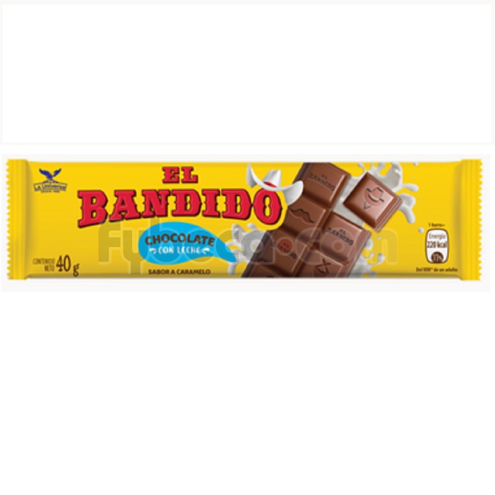 Chocolate Con Leche El Bandido 40 | Fybeca