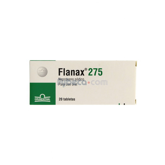 Flanax Tabs. 275 Mg. C/20 Suelta | Fybeca