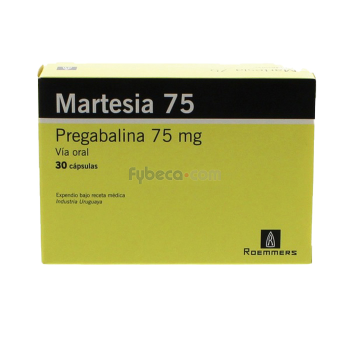 Martesia Capsulas 75 Mg C/30 Suelta | Fybeca