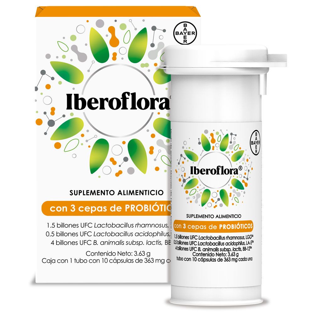 Iberoflora Adultos Caps 6 Billones F/10 | Fybeca