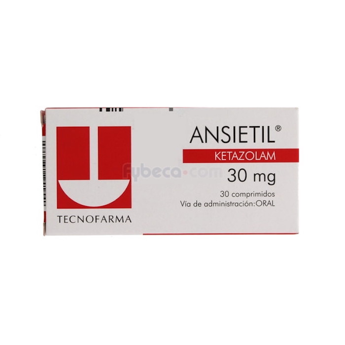 Ansietil 30 Mg Unidad | Fybeca
