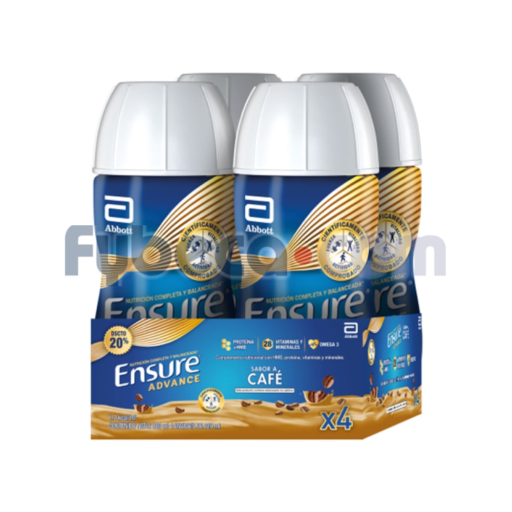Suplemento Dietario Café 4x220 Ml Botella Unidad | Fybeca