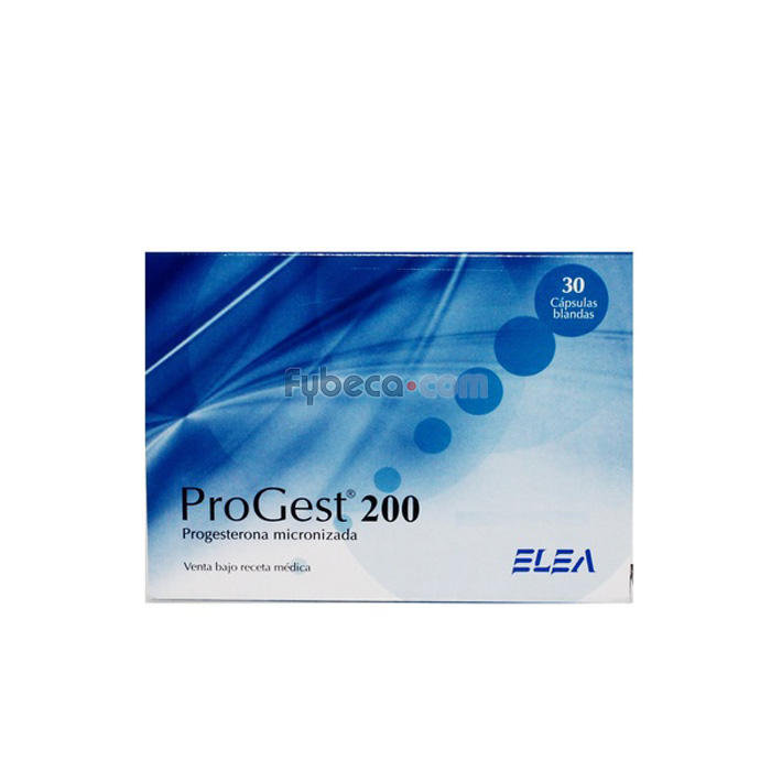 Progest Capsulas Blandas 200 Mg C/30 Suelta | Fybeca
