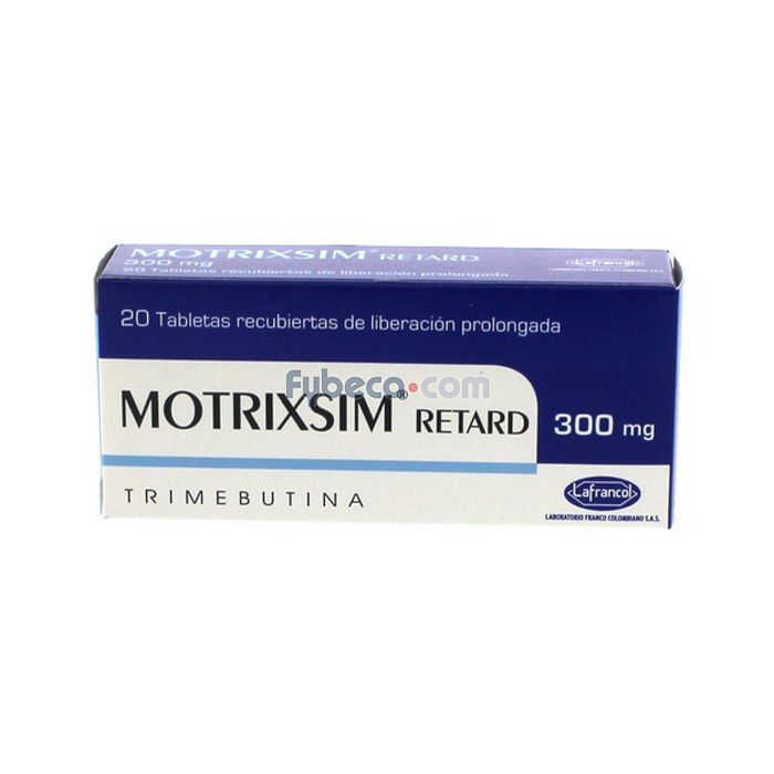 Motrixsim Tab 300 Mg C/20 Suelta | Fybeca
